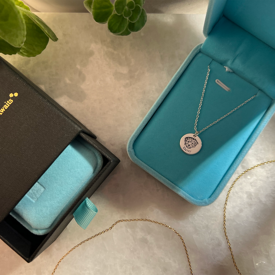Pet Face Necklace – Pup Ring