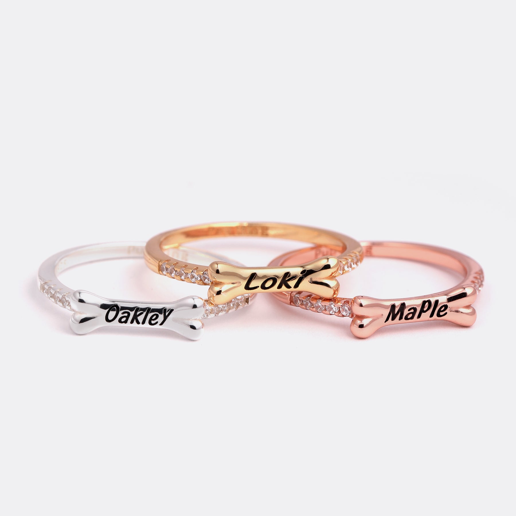 Personalized PupRing – Custom Pet Name Jewelry – Pup Ring