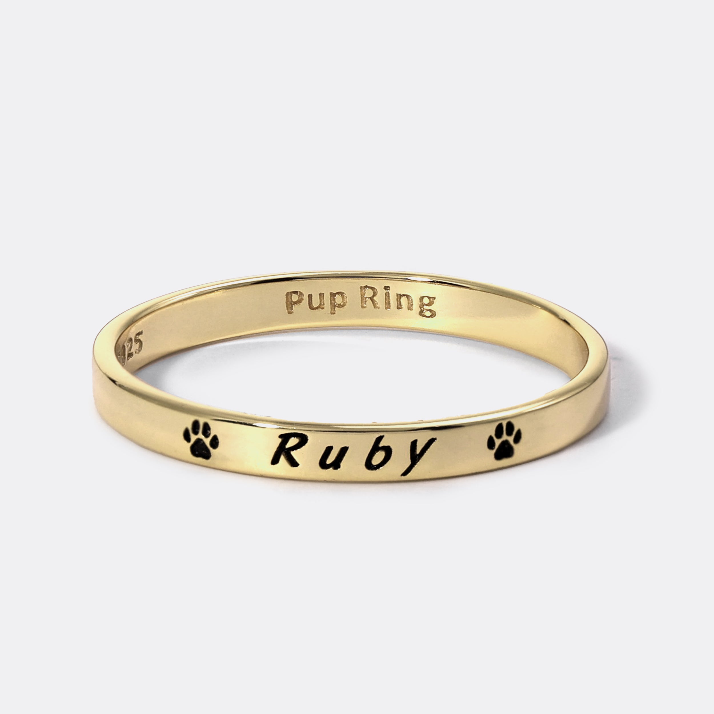 Stackable Pet Band Ring – Pup Ring